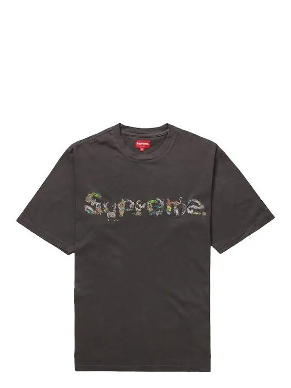 Supreme Animal Kingdom Short Sleeve Top - Black