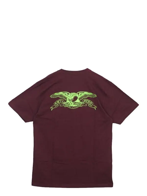 Supreme Anti Hero Eagle Pocket Tee Shirt - Burgundy