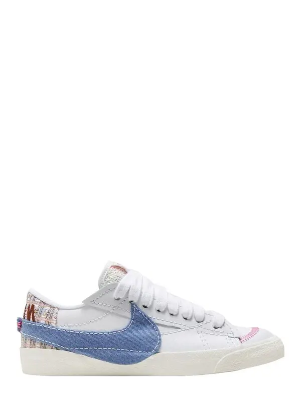 Nike Blazer Low 77 Jumbo Denim Sneakers - White/blue Whisper/sail