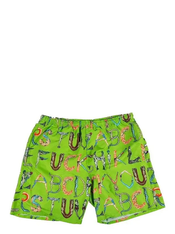 Supreme Alphabet Water Short - Lime