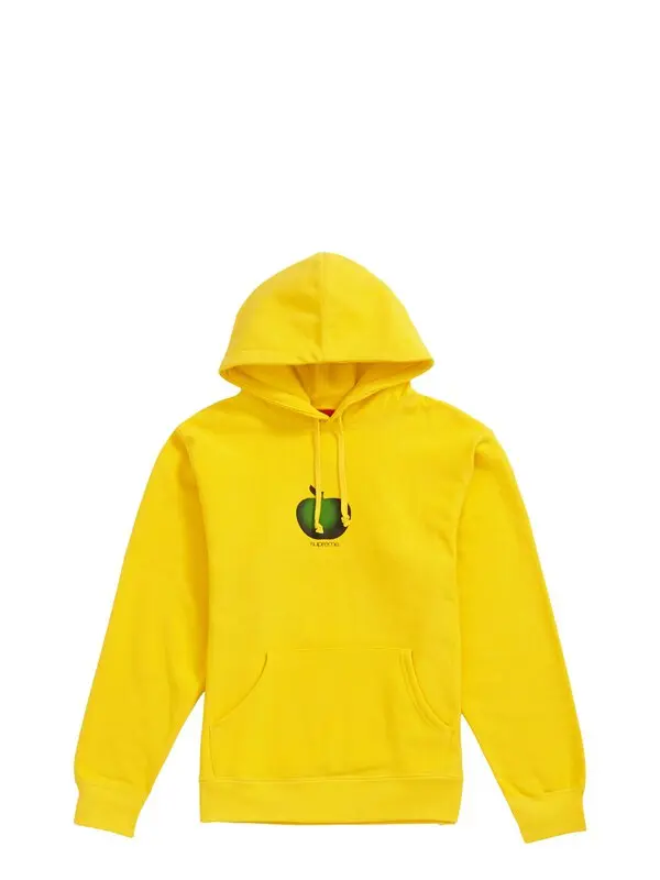 Supreme Apple Hooded Sweatshirt - Yellow