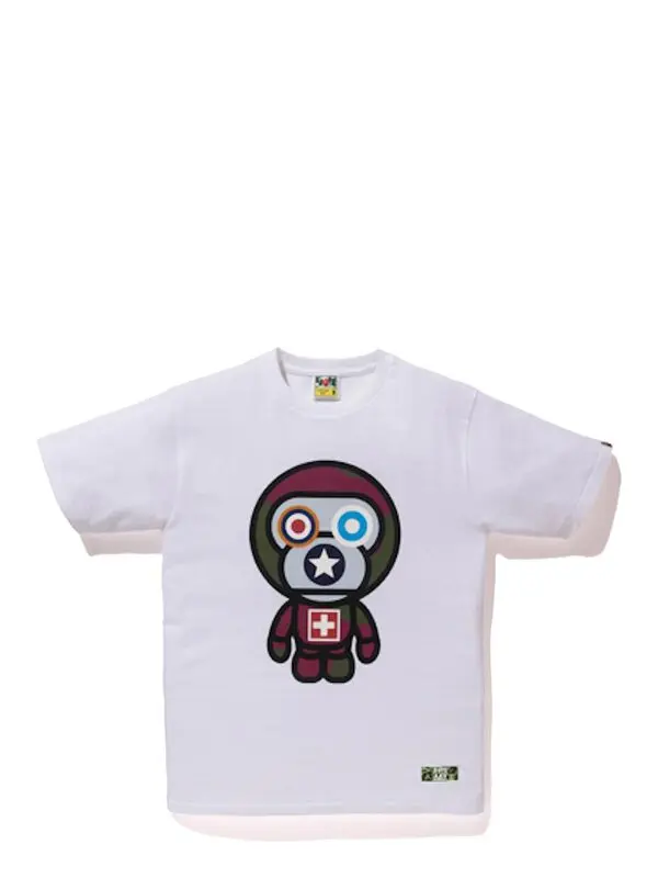A BATHING APE X Sk8thing Baby Milo Tee Shirt - White