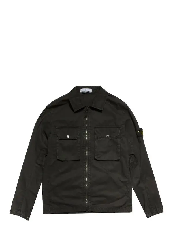 Stone Island 2 Pocket Shirt Jacket - Black