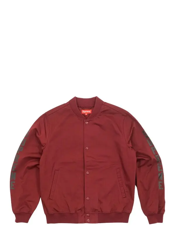 Supreme Antihero Bomber Jacket - Burgundy