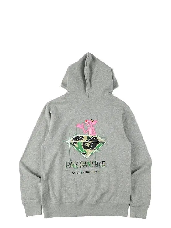 BAPE X Pink Panther Pullover Hoodie - Gray