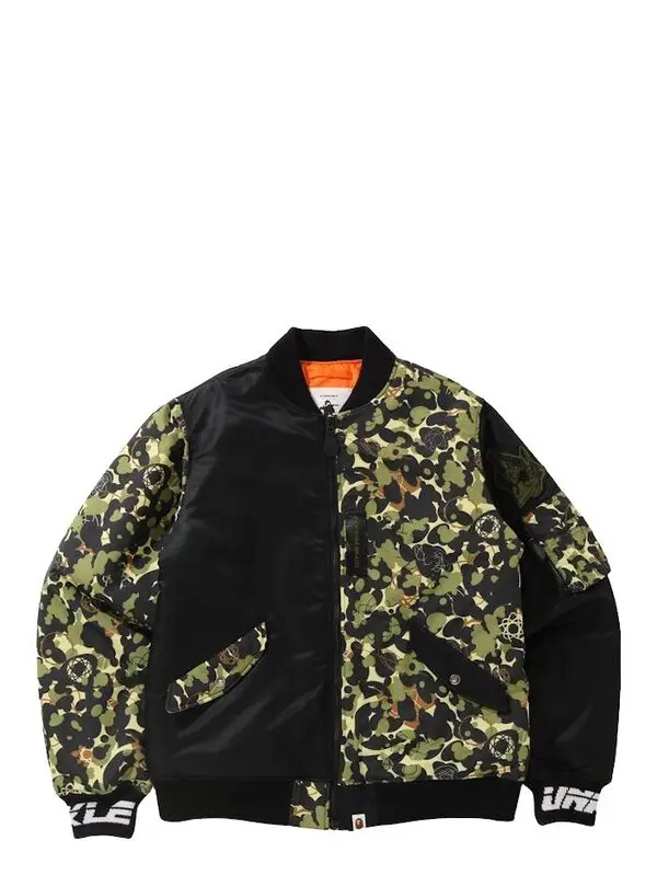 BAPE X Unkle Mwa Camo Ma1 Jacket - Black