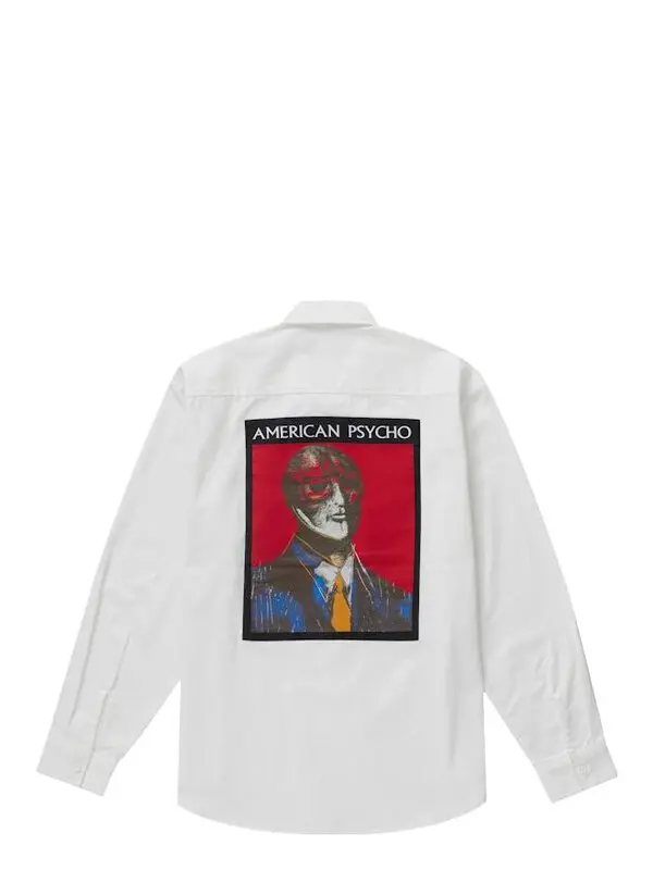 Supreme American Psycho Work Shirt - White