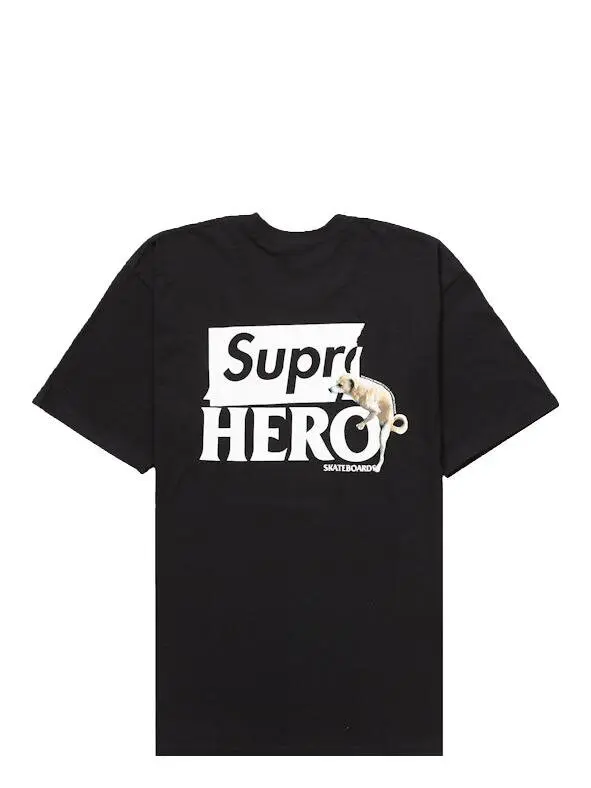 Supreme Antihero Dog Tee Shirt - Black