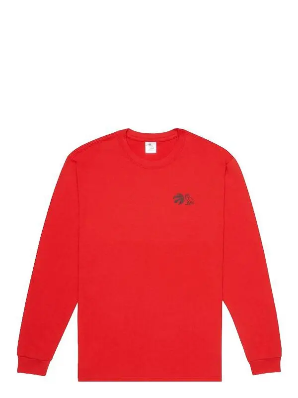 OVO X Raptors Long Sleeve T-shirt - Red