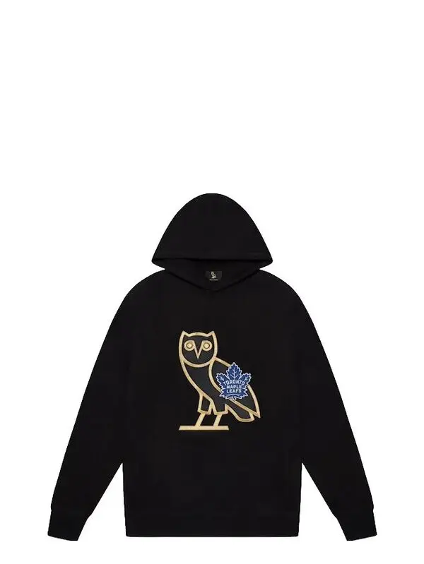 OVO X Toronto Maple Leafs Og Owl Hoodie - Black