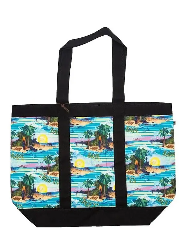 A BATHING APE X Undefeated Island Tote - Black