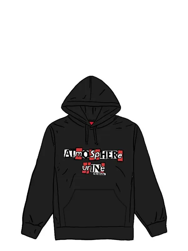 Supreme Antihero Hooded Sweatshirt - Black