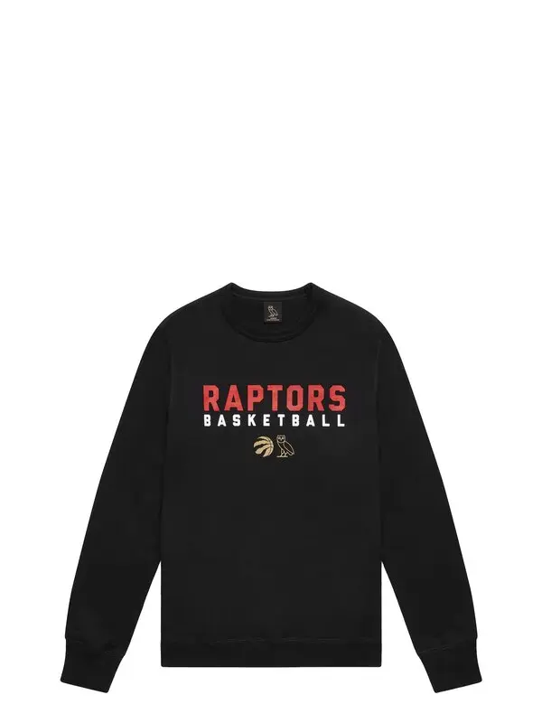 OVO X Raptors Pregame Crewneck Sweatshirt - Black