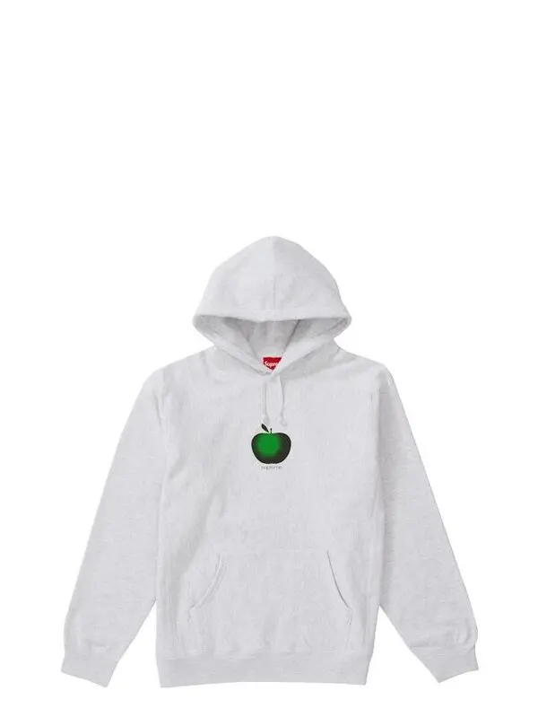 Supreme Apple Hooded Sweatshirt - Ash Grey