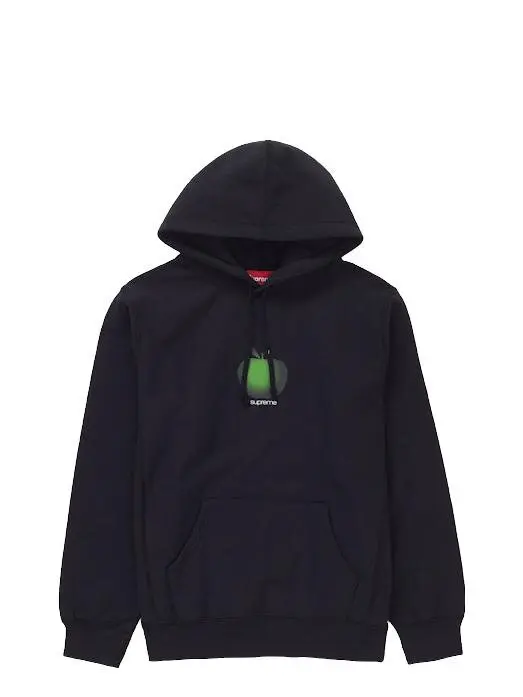 Supreme Apple Hooded Sweatshirt - Black