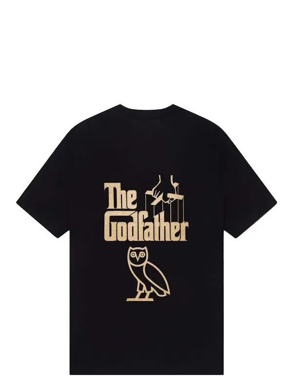 OVO X The Godfather Logo T-shirt - Black