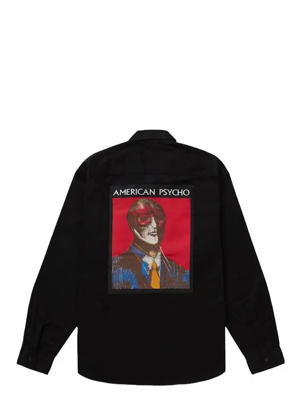 Supreme American Psycho Work Shirt - Black