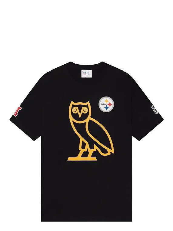 OVO X Nfl Pittsburgh Steelers Game Day T-shirt - Black