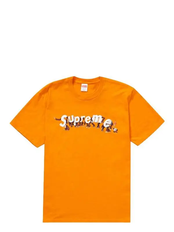 Supreme Apes Tee Shirt - Orange