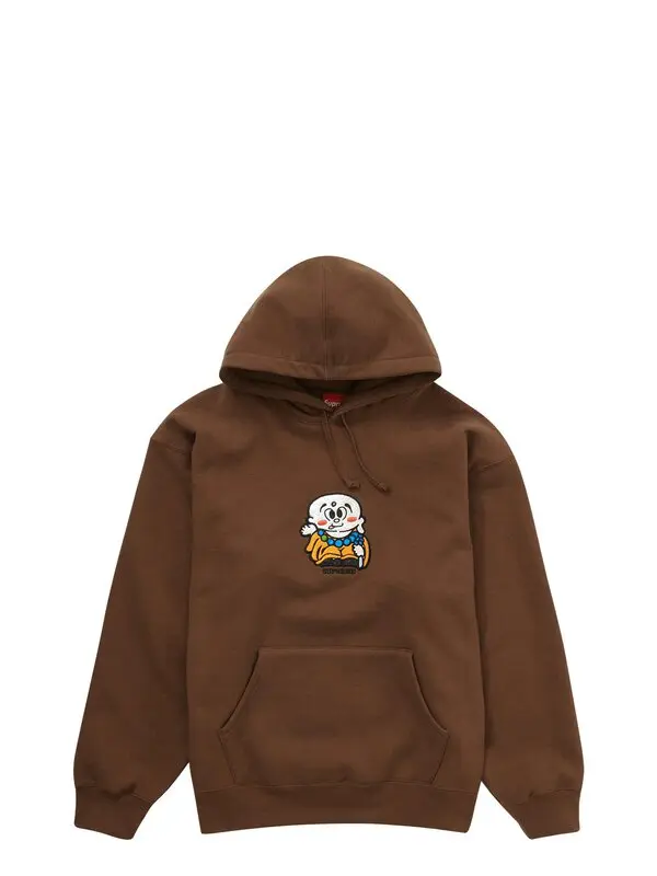 Supreme Aoi Buddha Hooded Sweatshirt - Brown