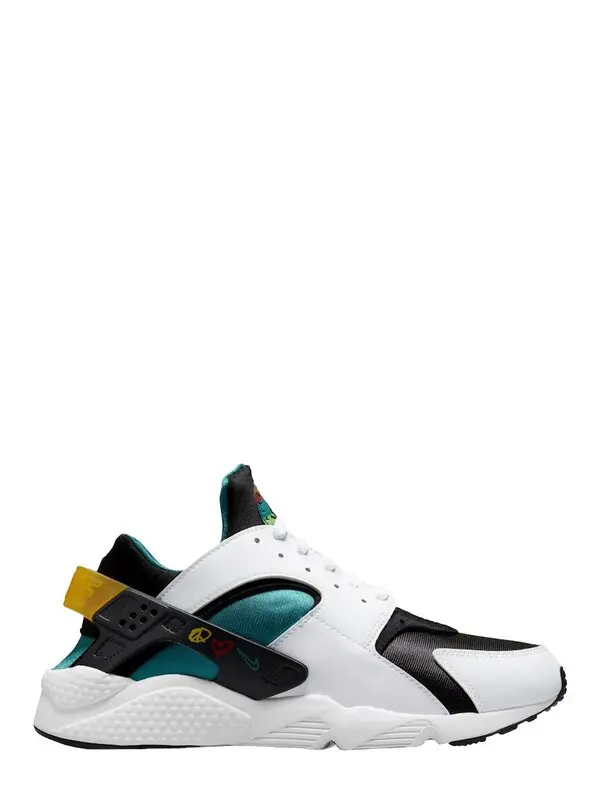 Nike Air Huarache Peace, Love, & Swoosh Sneakers - White/black/university Red