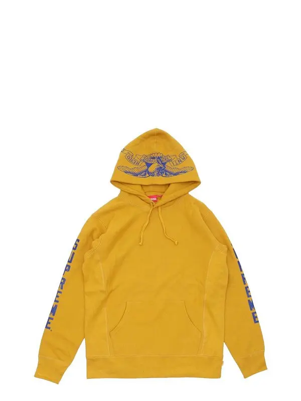 Supreme Antihero Hooded Sweatshirt - Mustard