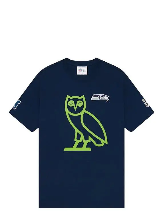 OVO X Nfl Seattle Seahawks Game Day T-shirt - Blue