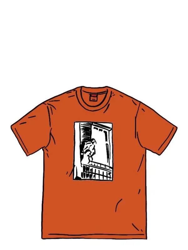 Supreme Antihero Balcony Tee Shirt - Rust