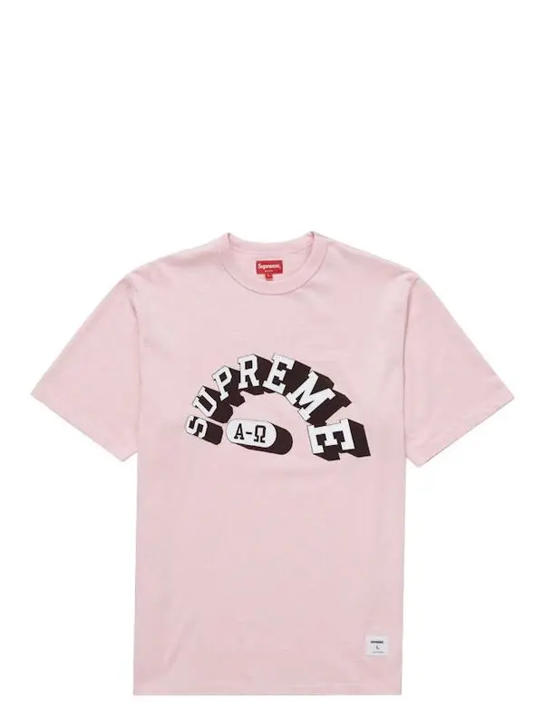 Supreme Alpha Omega Short Sleeve Top - Dusty Pink