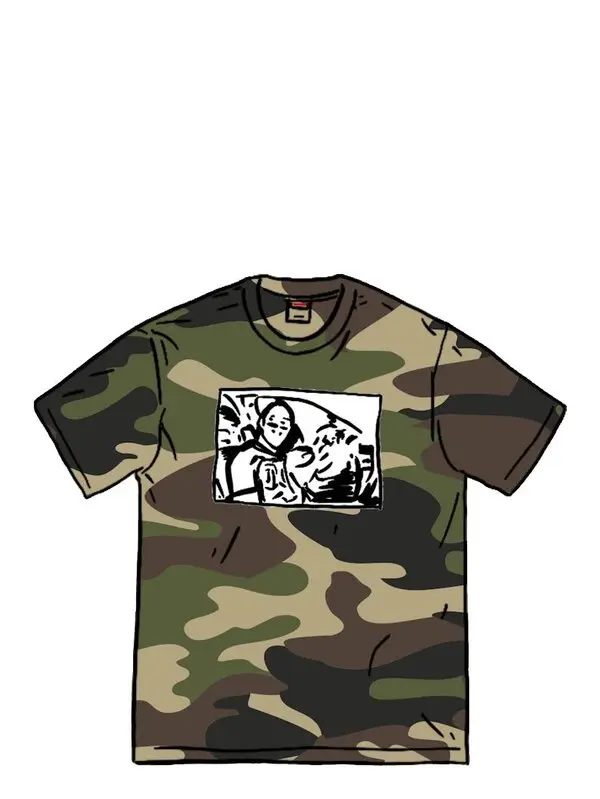 Supreme Antihero Ice Tee Shirt - Camo