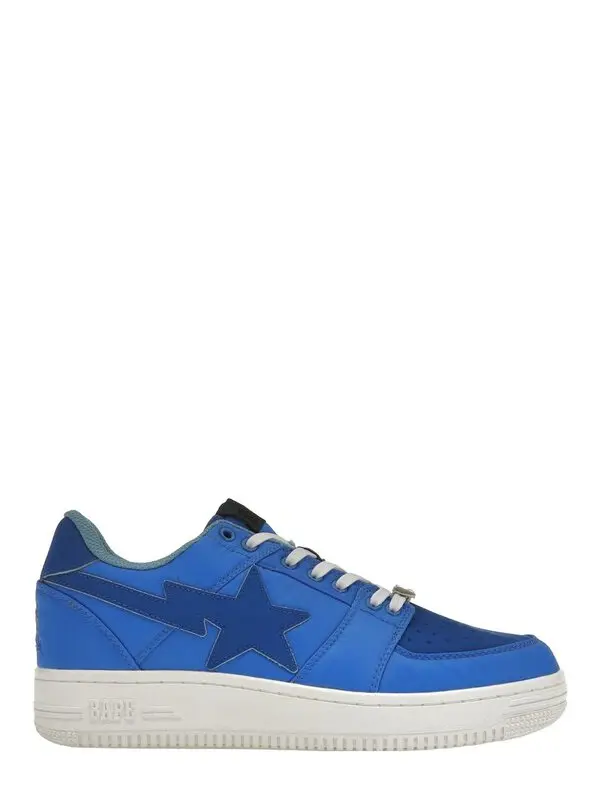 BAPE A Bathing Ape Sta Low Stash Sneakers - Blue/white