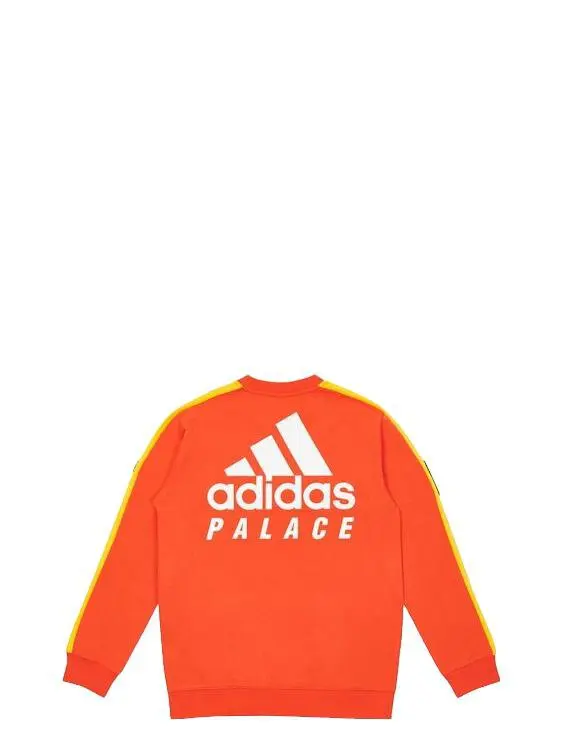 PALACE Adidas Sunpal Crewneck Sweatshirt - Bright Orange