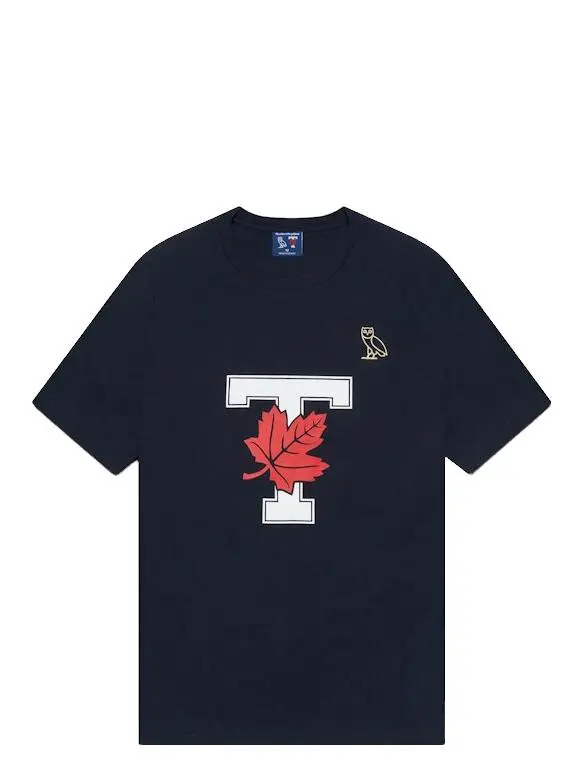 OVO X University Of Toronto T-shirt - Navy Blue