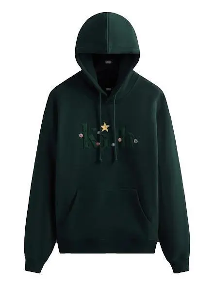 Kith Kithmas Tree Serif Hooded Sweatshirt - Stadium