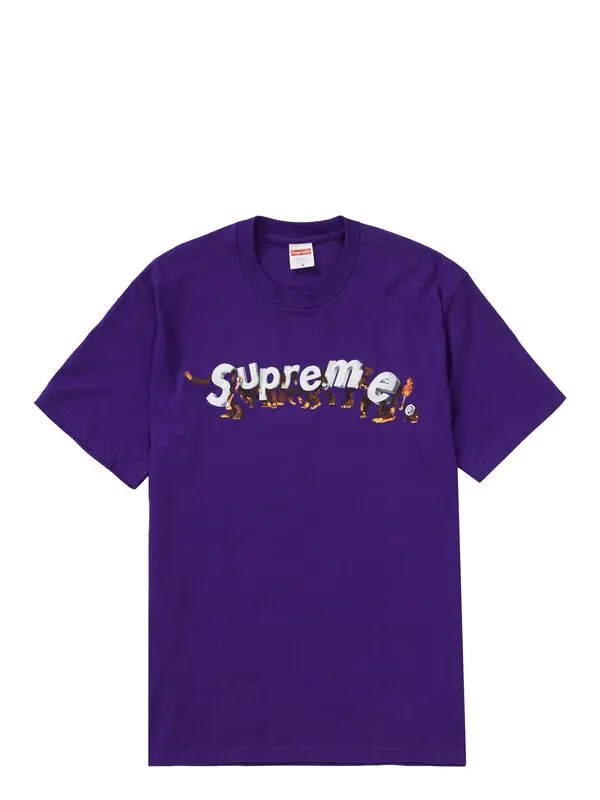 Supreme Apes Tee Shirt - Purple