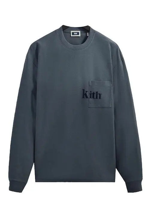 Kith Long Sleeve Quinn Tee Shirt - Reality