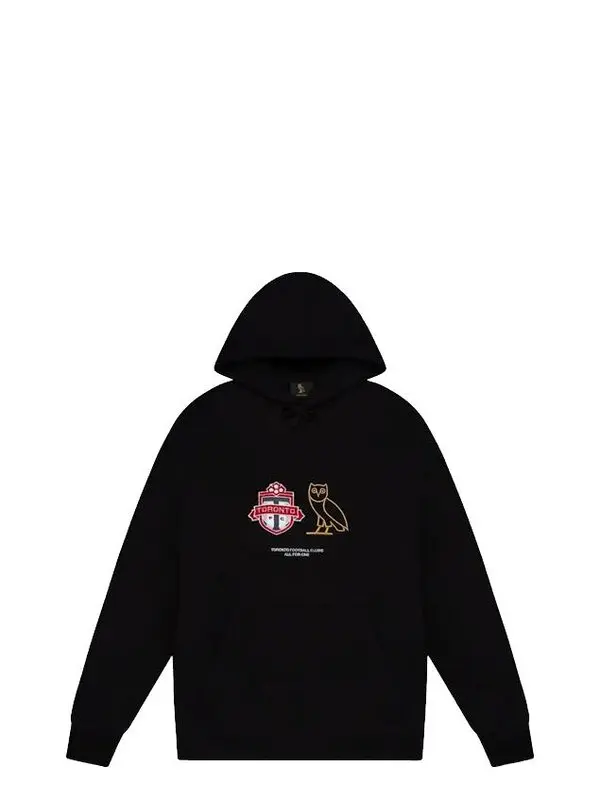 OVO X Toronto Fc Logo Hoodie - Black