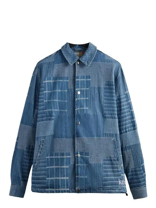 Kith Jacquard Coaches Jacket - Indigo
