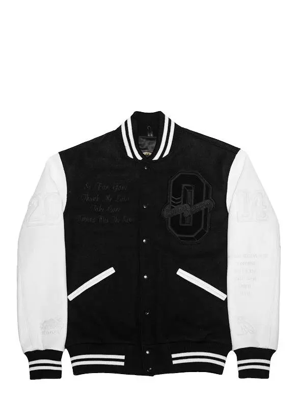 OVO X Roots Nothing Was The Same Tour Varsity Jacket - Black