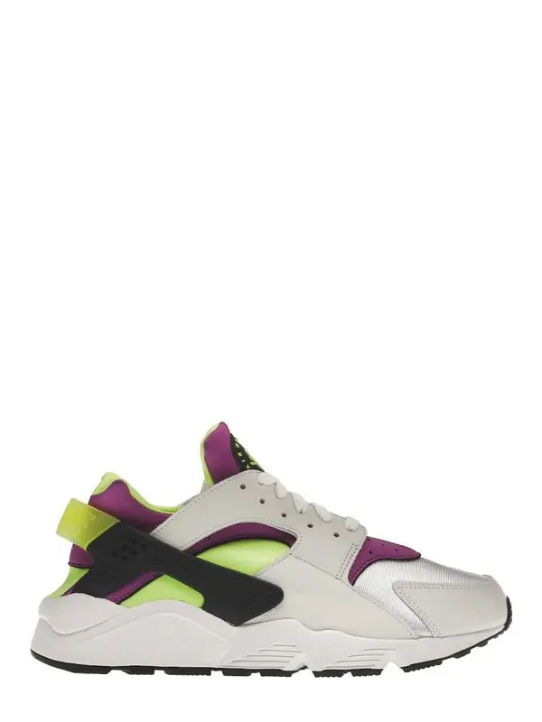 Nike Air Huarache Run Sneakers - White/neon Yellow/magenta
