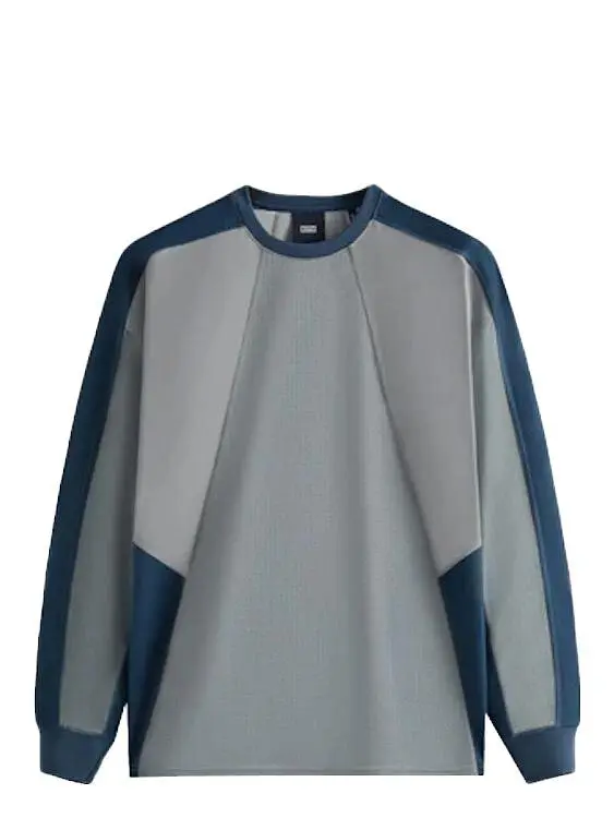 Kith Long Sleeve Panelled Otto Tee Shirt - Cavan