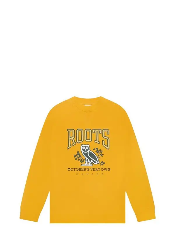 OVO X Roots Crewneck Sweatshirt - Yellow