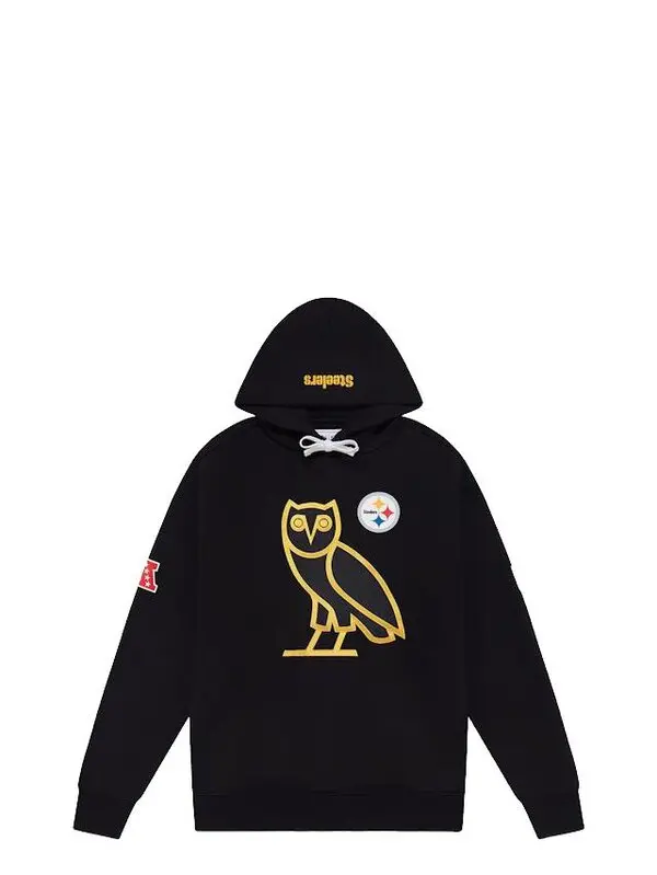 OVO X Nfl Pittsburgh St-shirtlers Og Hoodie - Black