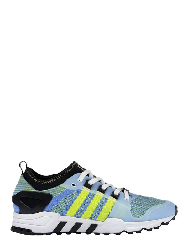 Adidas Eqt Running Support Sneakers - Light Blue/fluro Yellow