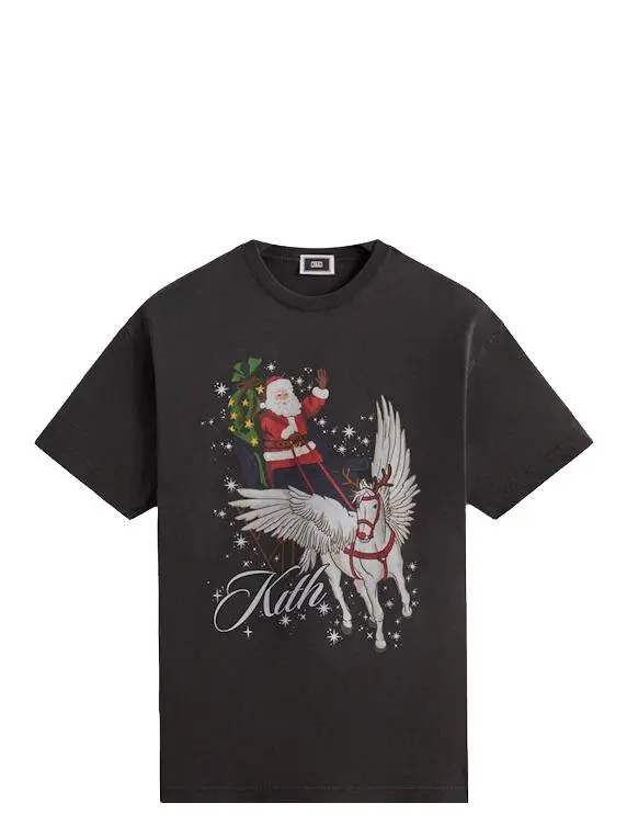 Kith Mas Sleigh Vintage Tee Shirt - Black