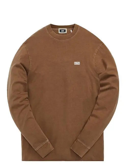 Kith Lax Long Sleeve Tee Shirt - Sandalwood
