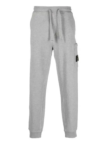 Stone Island Felpa Pantalone Pants - Melange Grey