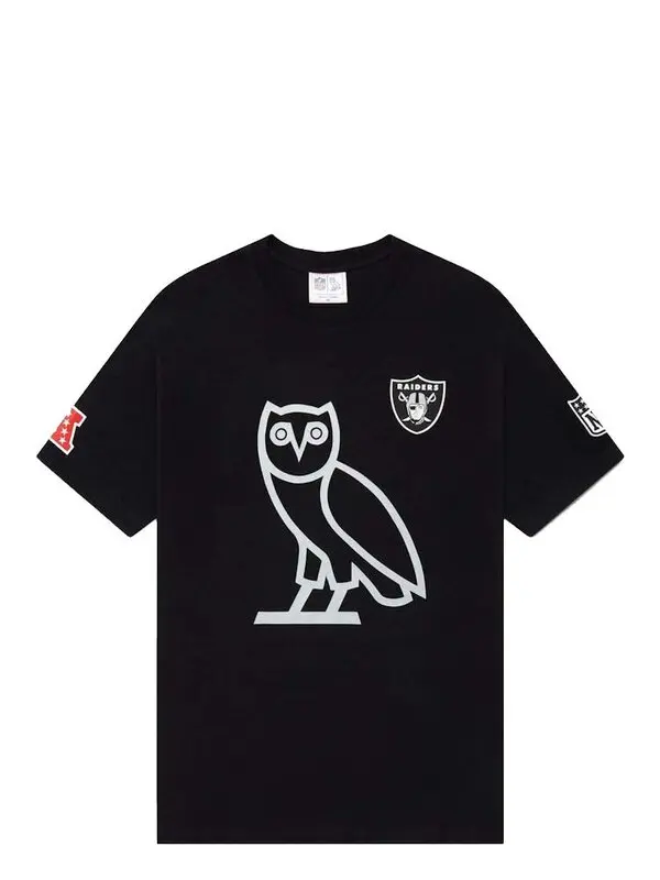 OVO X Nfl Las Vegas Raiders Og Owl T-shirt - Black