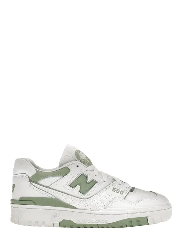 NEW BALANCE 550 Low-top Sneakers - White/mint Green