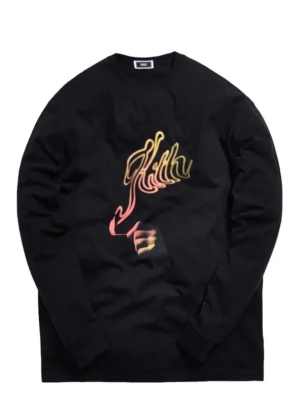 Kith Light The Way Long Sleeve Tee Shirt - Black